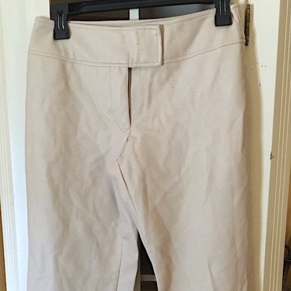 Pants & Jumpsuits | Polyurethane Ivory Straight Leg Dress Pants Sz 56 ...